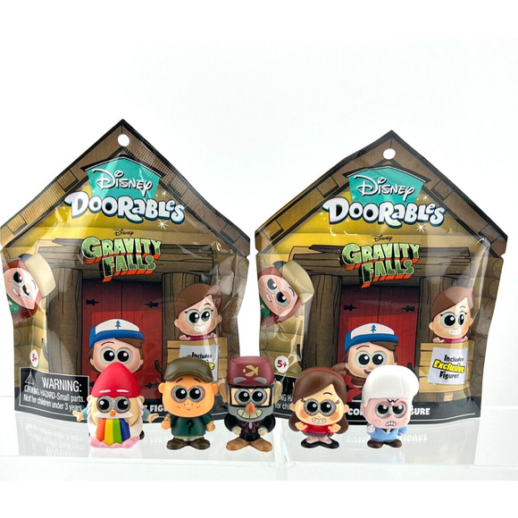 Disney | Toys | Disney Doorables Gravity Falls Lot Of 5 Lil Gideon ...